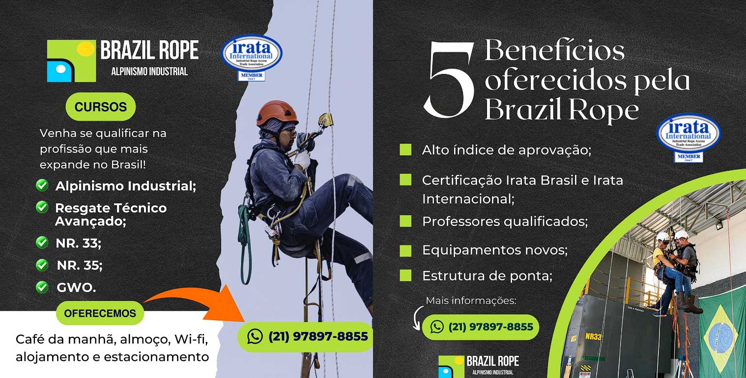 Brazil Rope - Alpinismo Industrial no Rio de Janeiro